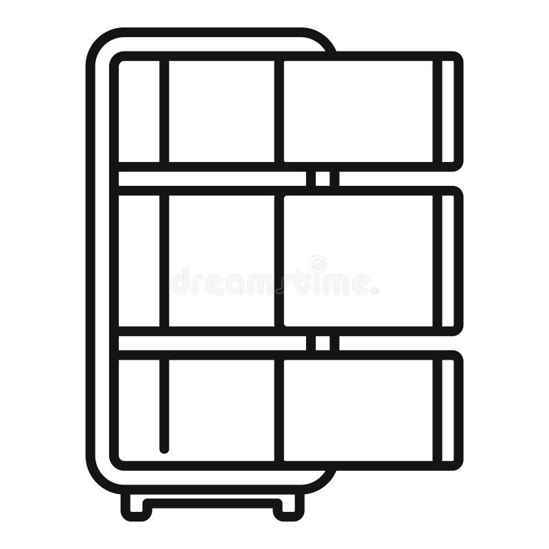 Empty Deposit Room Icon Outline Vector. Access Storage Security Stock ...