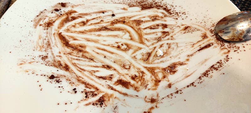 Empty Desert Plate, Prof of Goodness. Stock Photo - Image of plate ...