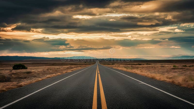 Empty and Desolate Landscape without Any Living Creatures or Buildings ...