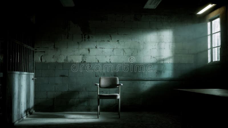Empty Dimly Lit Interrogation Room Stock Photos - Free & Royalty-Free ...