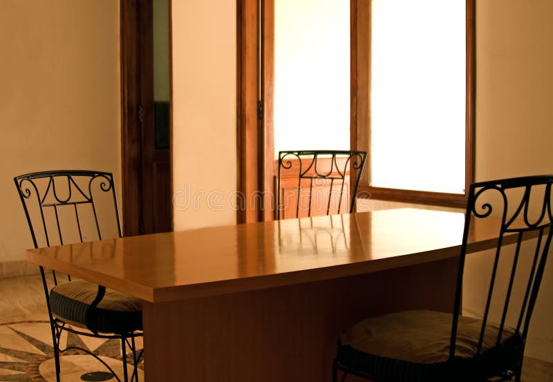 Empty dining table stock image. Image of chair, table - 1656847 Empty dining table stock image. Image of chair, table - 1656847