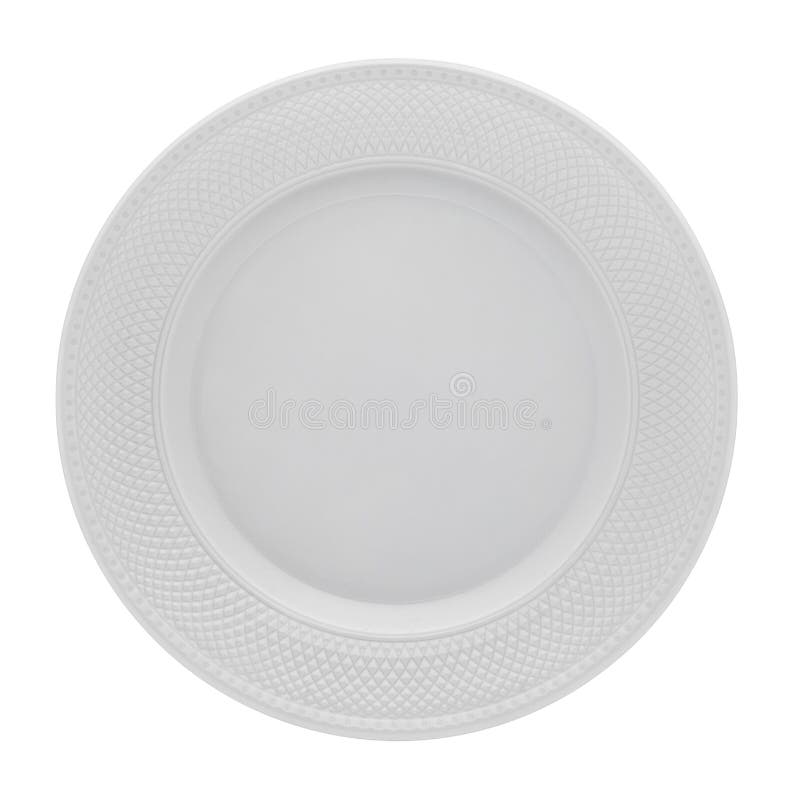 Empty dinner plate stock photo. Image of isolated, food - 41496188