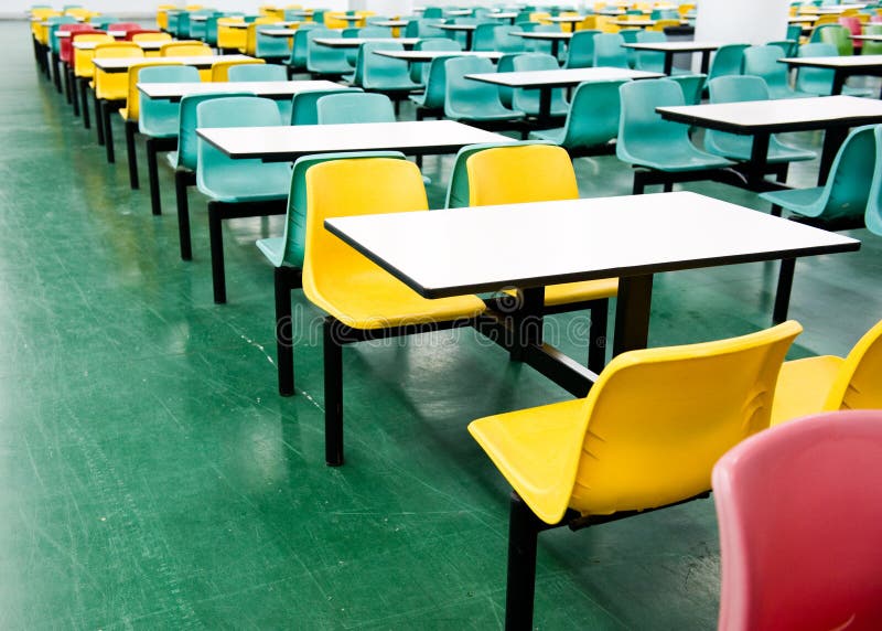 Empty dinning tables stock photo. Image of arrangement - 16118978