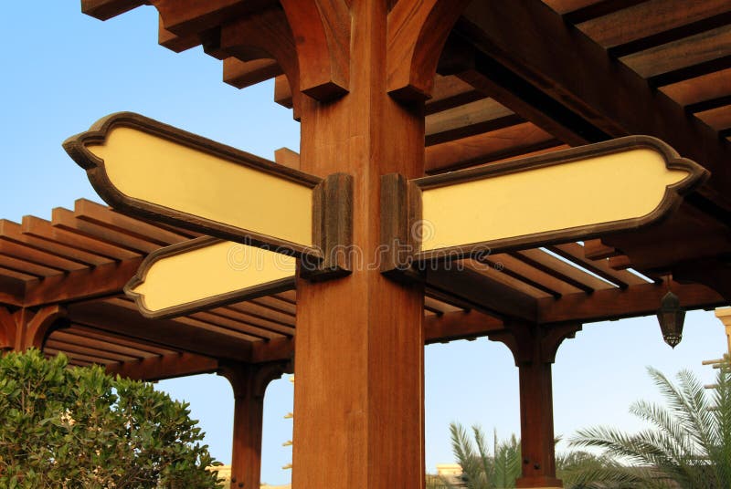 Empty diretion sign boards stock image. Image of heritage - 4672113