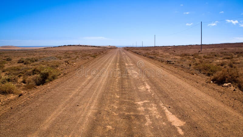Empty dirt road stock photo. Image of leading, lonesome - 79032506