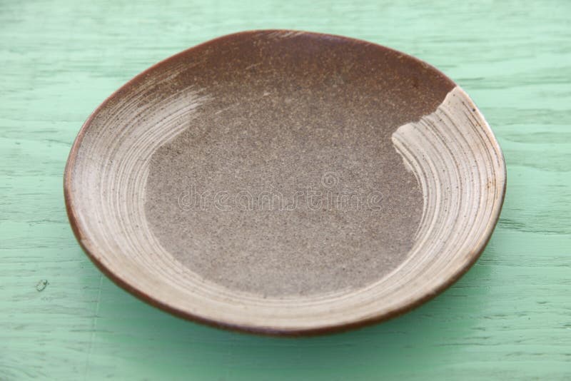 Empty Dish on a Dining Table Stock Photo - Image of simple, meal: 197538134