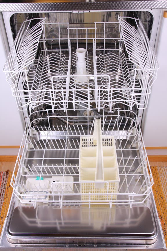 Empty dishwasher stock photo. Image of lifestyle, machine - 5262312