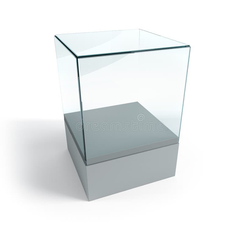 Empty display case stock illustration. Illustration of platform - 21105219