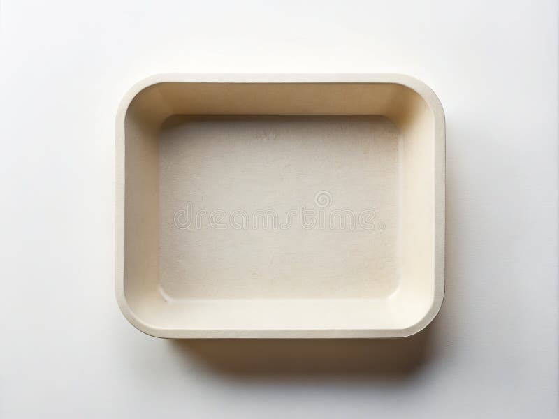 Empty Disposable Paper Fast Food Tray: a Clean, Modern Visual for ...