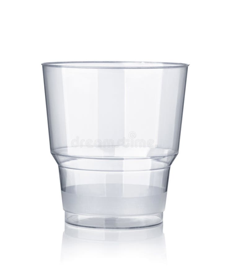 Empty Disposable Plastic Specimen Test Container Stock Photo - Image of ...