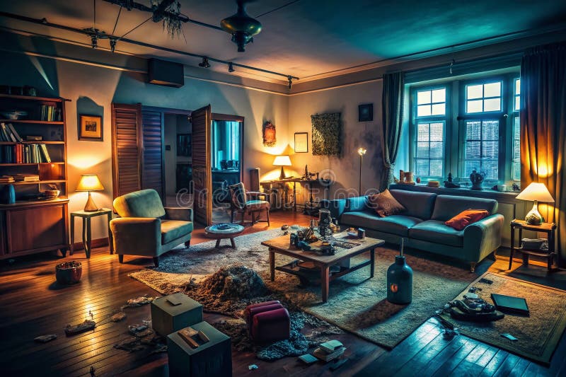 Empty and Disturbing a LowLight Look at a Burglarized Apartment ...