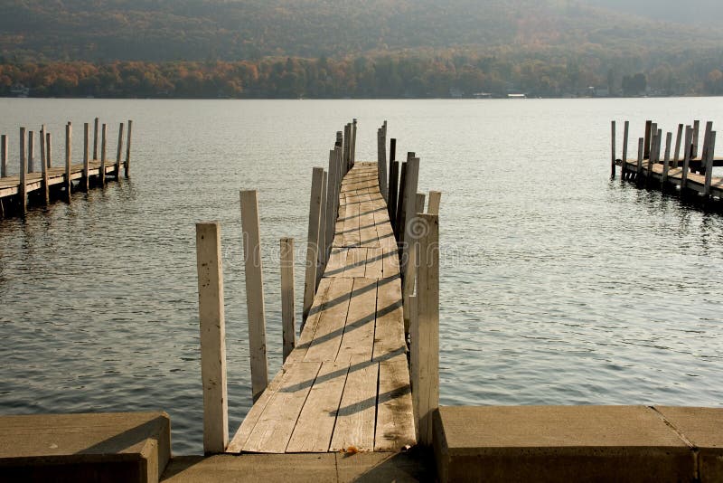 Empty Dock stock photo. Image of mist, water, empty, planks - 16507414