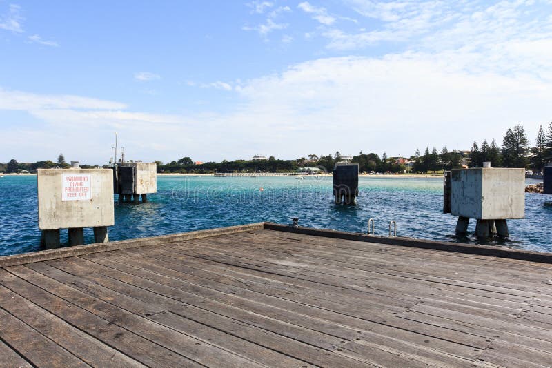 Empty dock stock photo. Image of wooden, ocean, pillar - 22634740