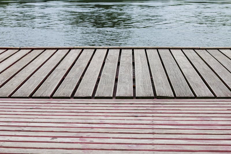 Empty Dock on an Empty Pond Stock Photo - Image of : 50964726