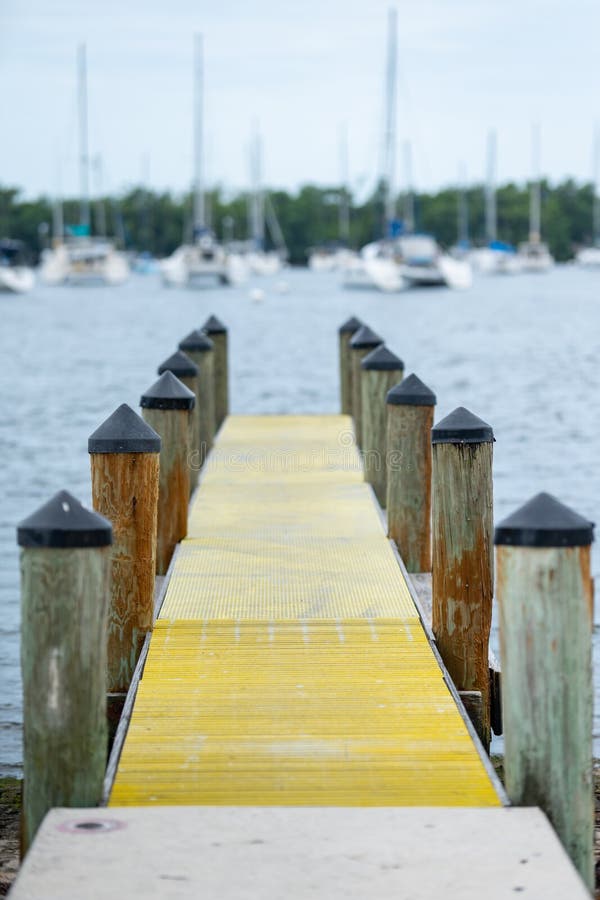 Empty Dock on an Empty Pond Stock Photo - Image of : 50964726