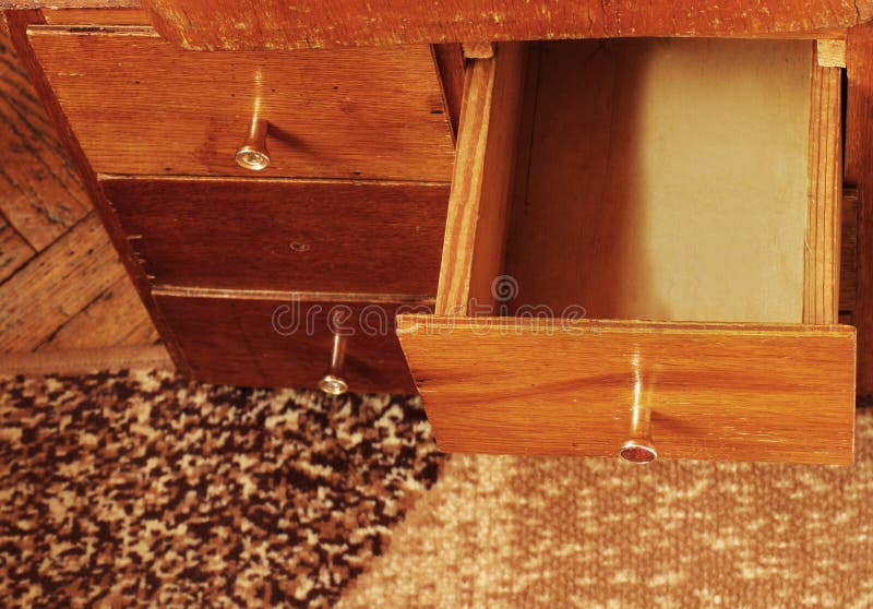 Empty drawer chest stock photo. Image of furniture, hidden - 25234306