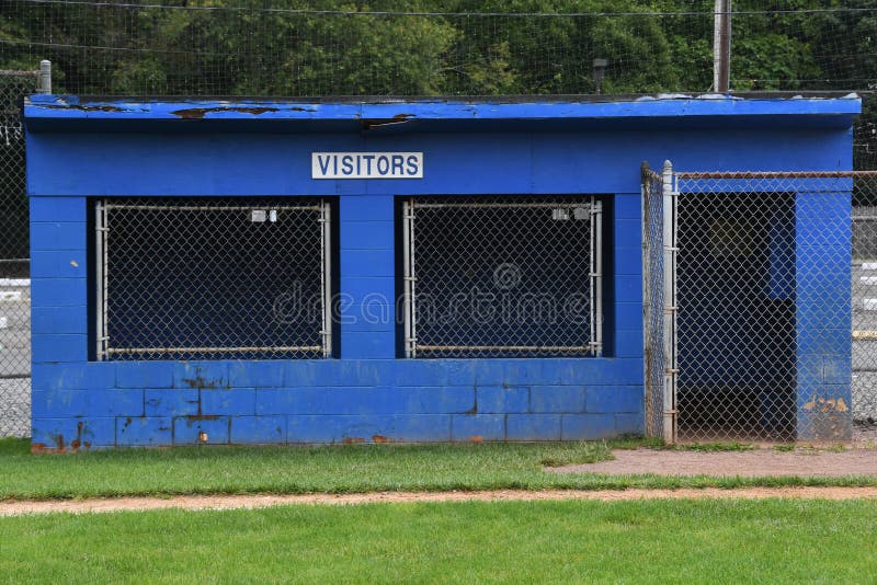 Baseball Dugout stock image. Image of field, vistors - 130012871