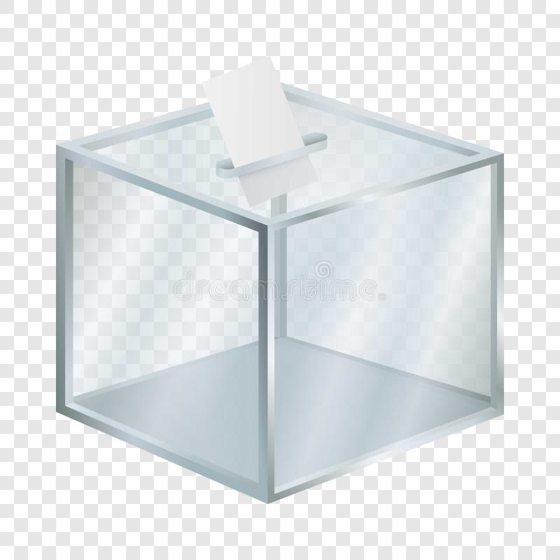 Election Box Mockup, Realistic Style Stock Vector - Illustration of ...