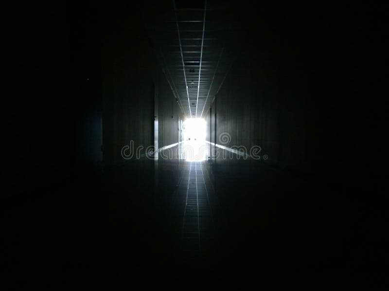 Light at the End of the Path Stock Image - Image of building, empty ...
