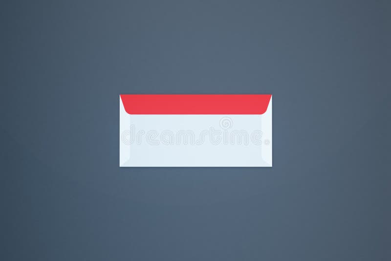 Empty envelope stock illustration. Illustration of message - 80573586