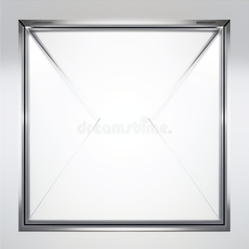 An Empty Envelope on a White Background Stock Illustration ...