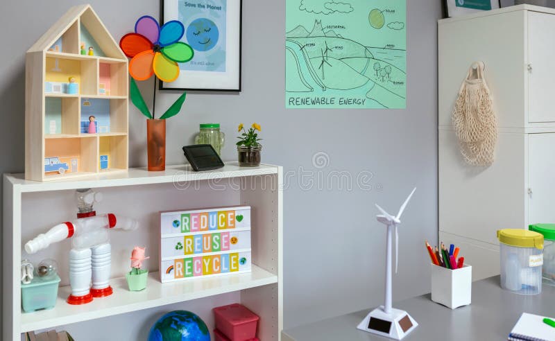 Empty Environmental Classroom Ready for Ecology Class Lesson Stock ...