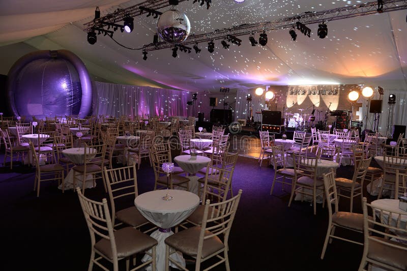 Empty event hall stock image. Image of spotlights, indoor - 128702625