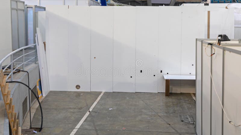 Empty Expo Stand stock image. Image of empty, shape - 194157733