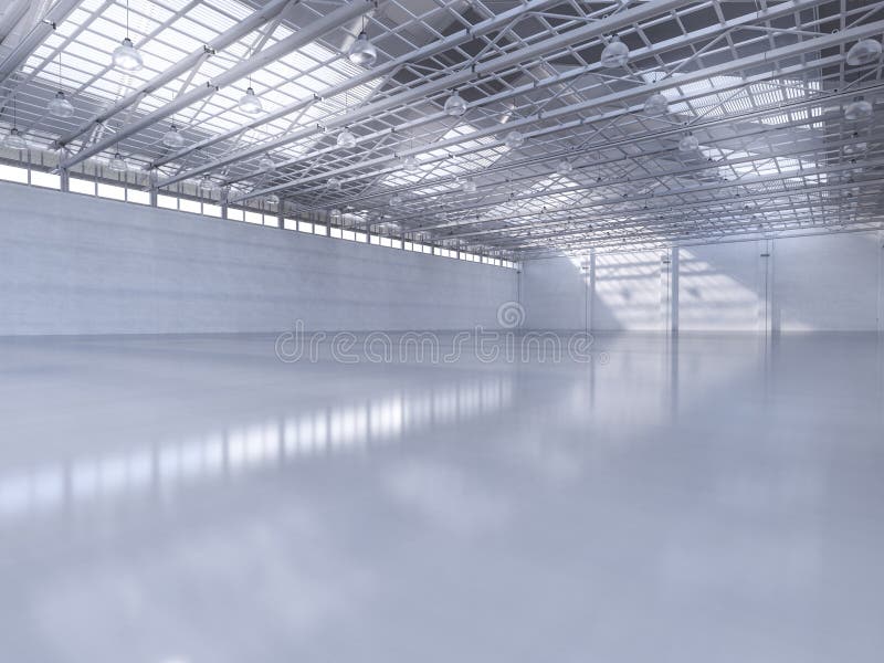 Empty factory interior stock photo. Image of manufactory - 116008240
