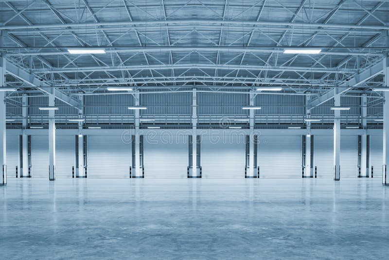 Interior of an Empty Warehouse Stock Photo - Image of rent, industry ...