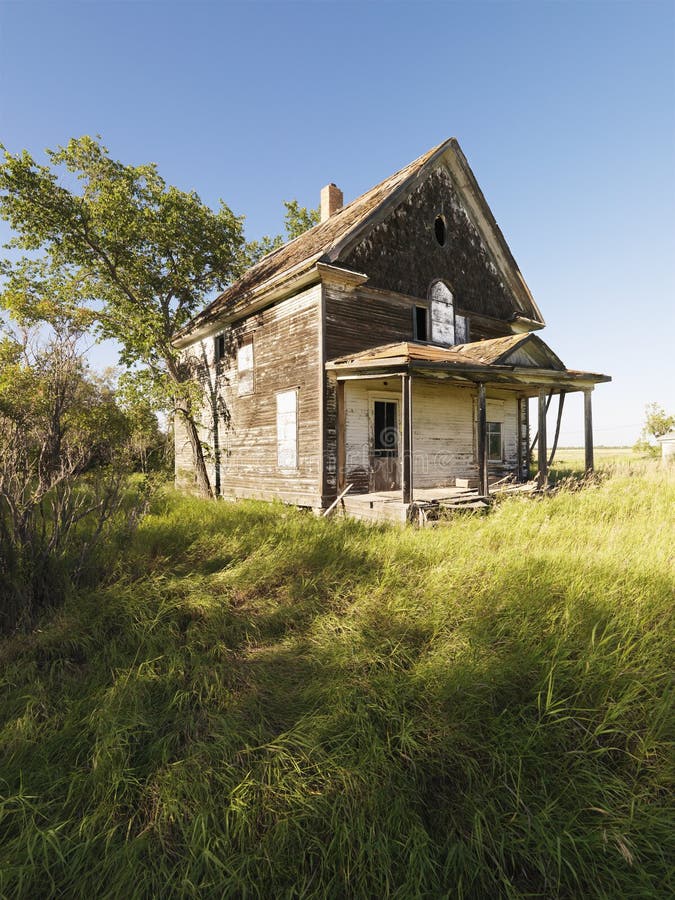Old abandoned house. stock image. Image of exterior, architectural ...