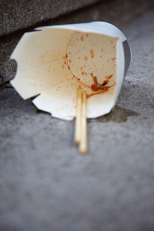 Empty fast food packaging stock photo. Image of asiatic - 178524192