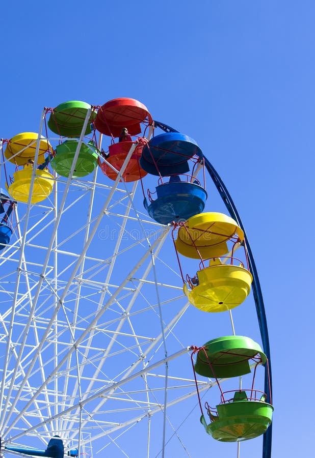 Empty Ferris wheel stock image. Image of structure, round - 10429151