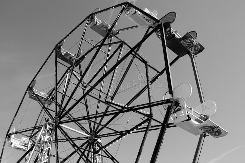 Empty Ferris Wheel stock image. Image of isolated, entertainment - 24255247