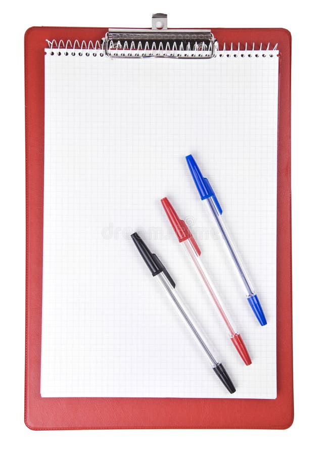 Empty File Isolated on White Background Stock Image - Image of bills ...