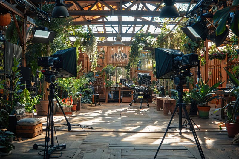 Empty Film Studio, Film Production, Entertainment Television Directing ...