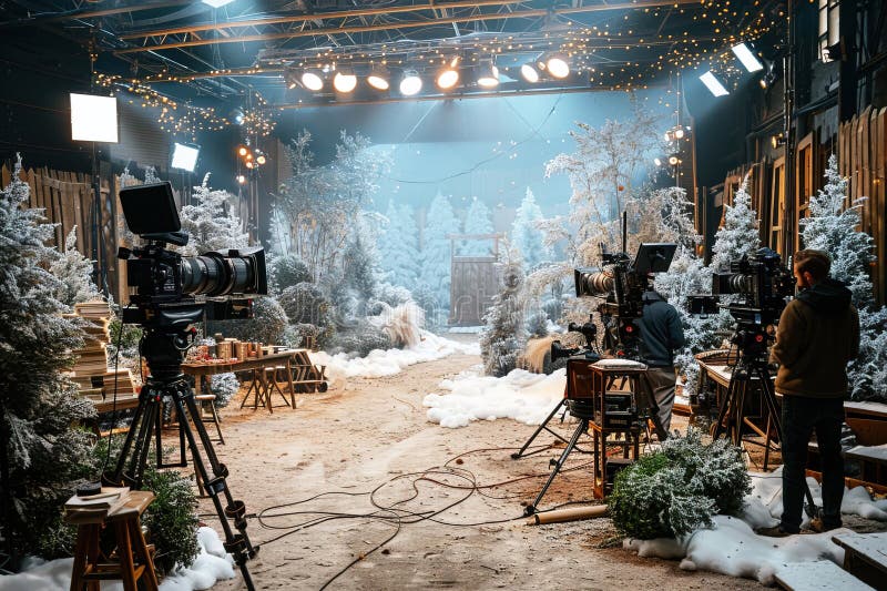 Empty Film Studio, Film Production, Entertainment Television Directing ...