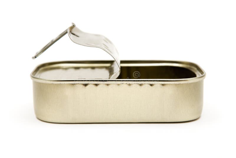 Opened Fish Can stock photo. Image of background, garbage - 4376968