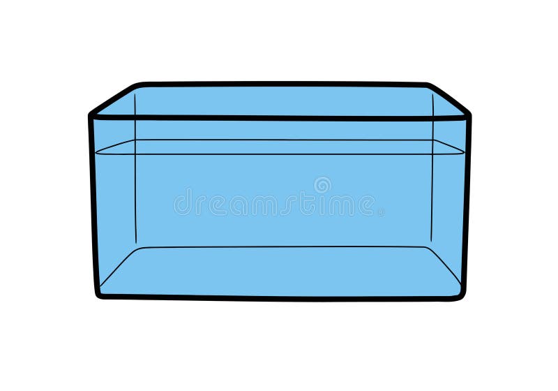 Empty fish tank clipart stock vector. Illustration of transparent ...