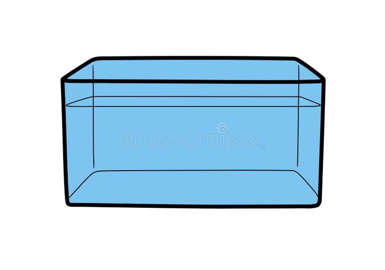 Empty fish tank clipart stock vector. Illustration of transparent ...