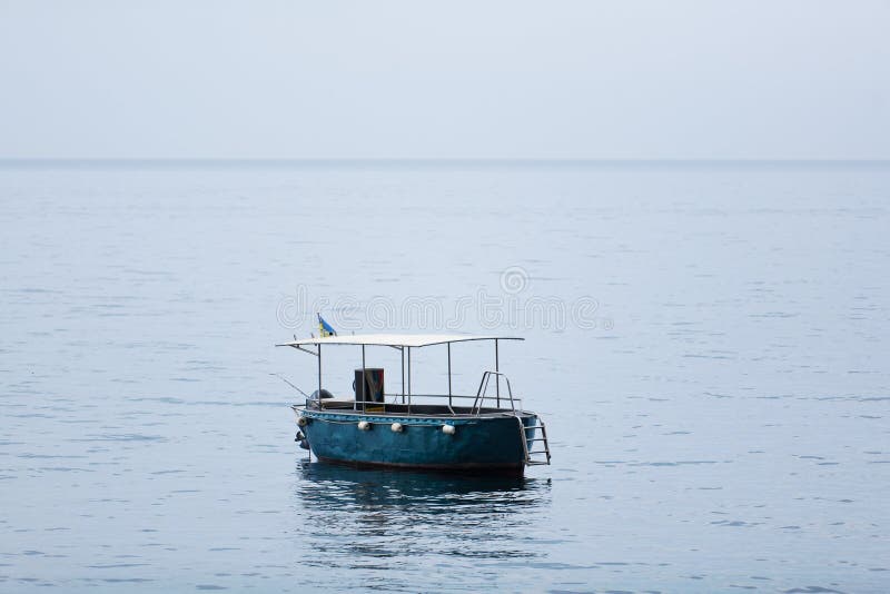 Empty fishing boat stock image. Image of hobby, weekend - 27220863