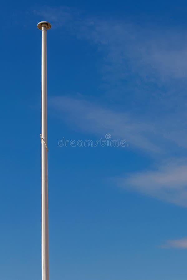 Empty Flagpole stock image. Image of europe, empty, france - 224991713