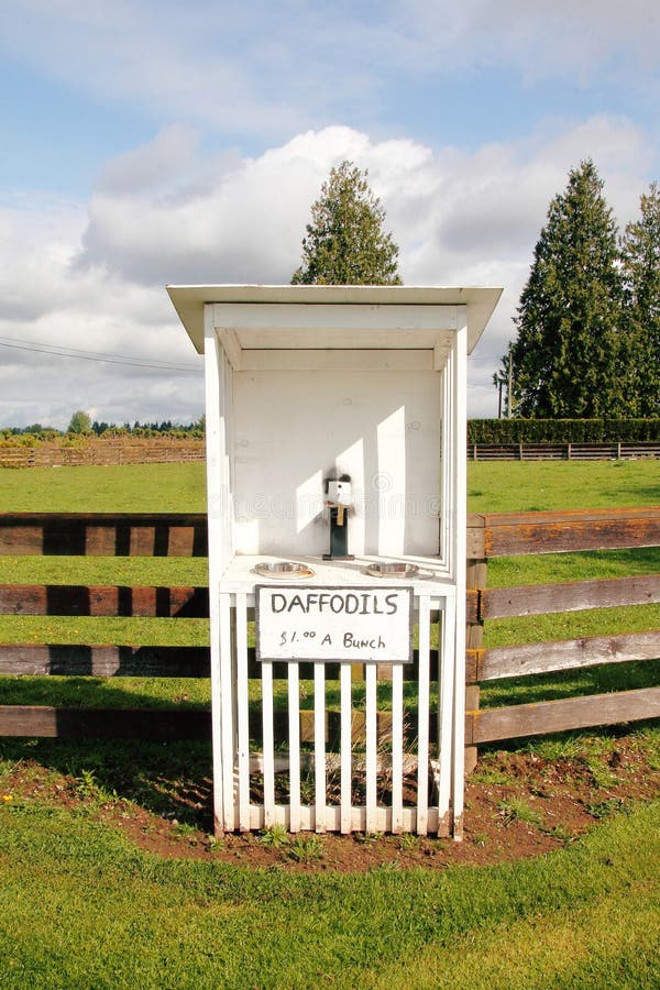 Empty Flower Stand stock image. Image of yard, advertising - 53557551