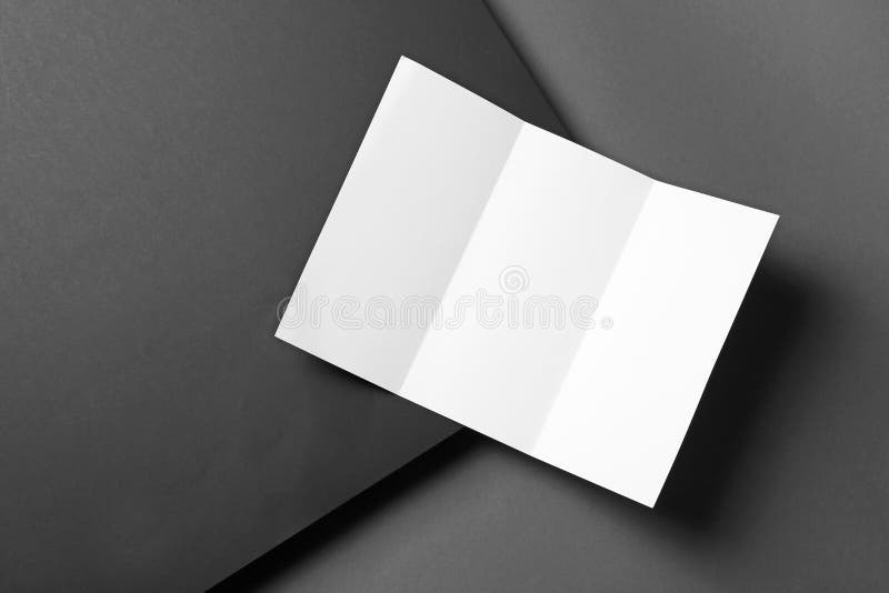 Empty Flyer on Background. Mockup for Design Stock Image - Image of ...
