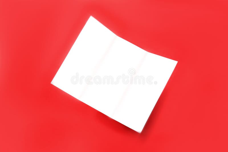 Empty Flyer On Background. Mockup For Design Stock Photo - Image of ...