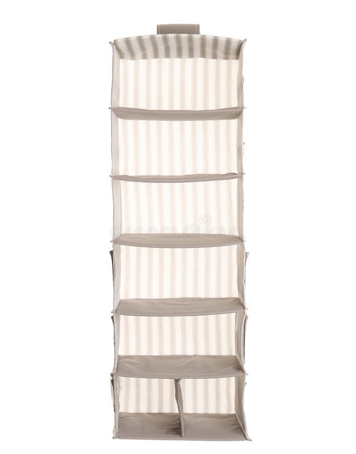 Empty Foldable Organizer for Clothes Isolated on White Stock Image ...