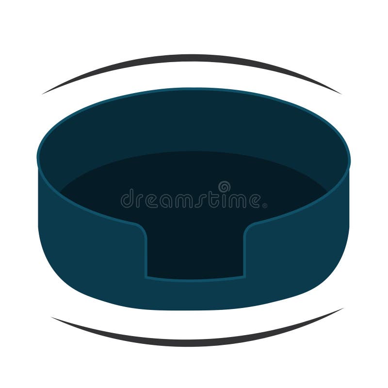 Empty Food Bowl Icon. Vector Stock Vector - Illustration of stable ...