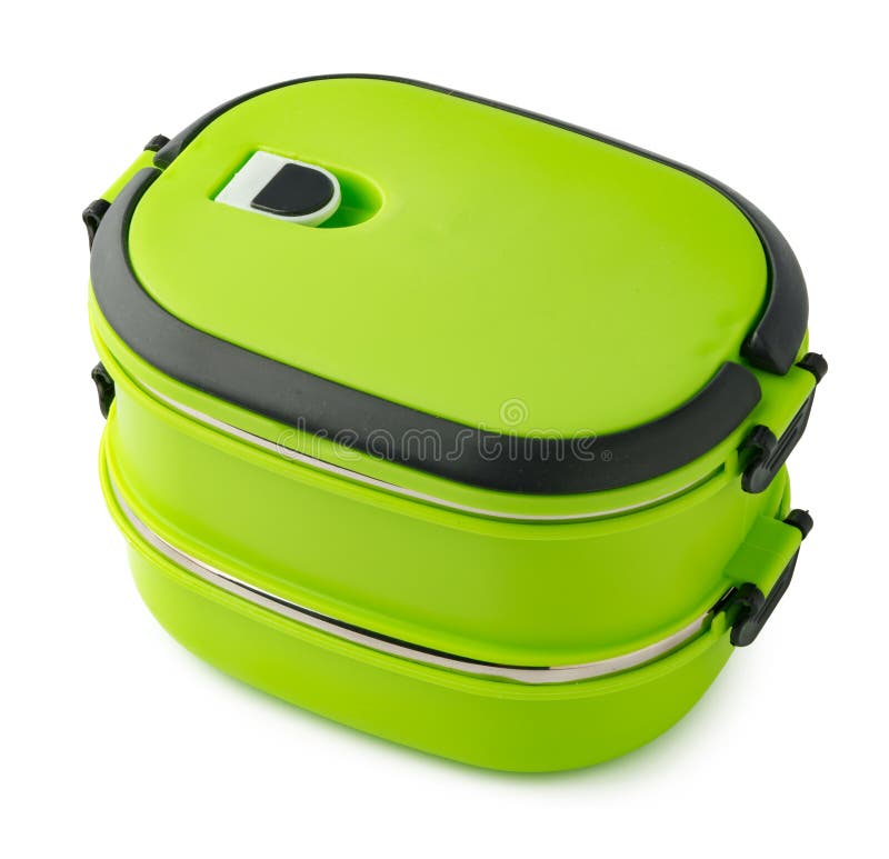 Empty Food Container Isolated on White Background Close Up Stock Photo ...