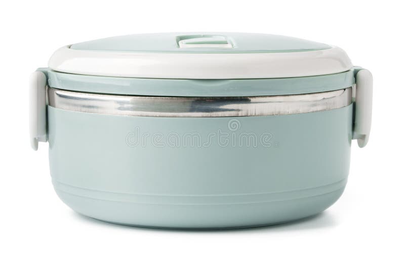 Empty Food Container Isolated on White Background Close Up Stock Image ...