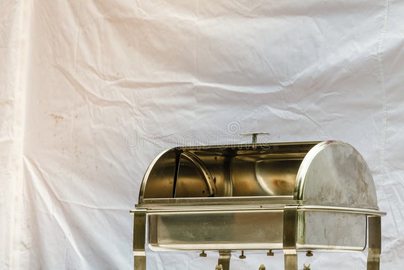 Empty Food Container Made of Steel Stock Image - Image of cooking ...